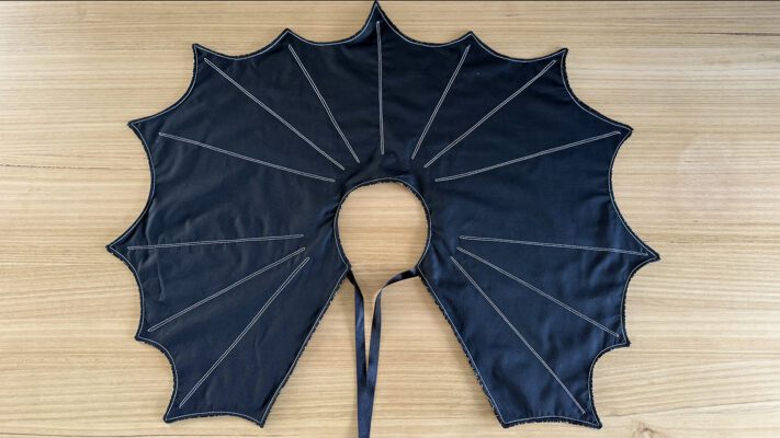 At The Seams Patterns - Sewing Tutorial: Halloween Bat Cape
